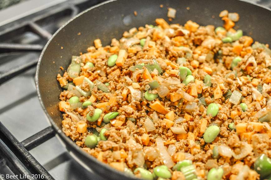 Vegan Giniling Guisado (Picadillo)
